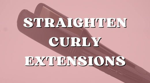 Straightening Curly Hair Extensions 101: Hairstylist Tips! – Private Label