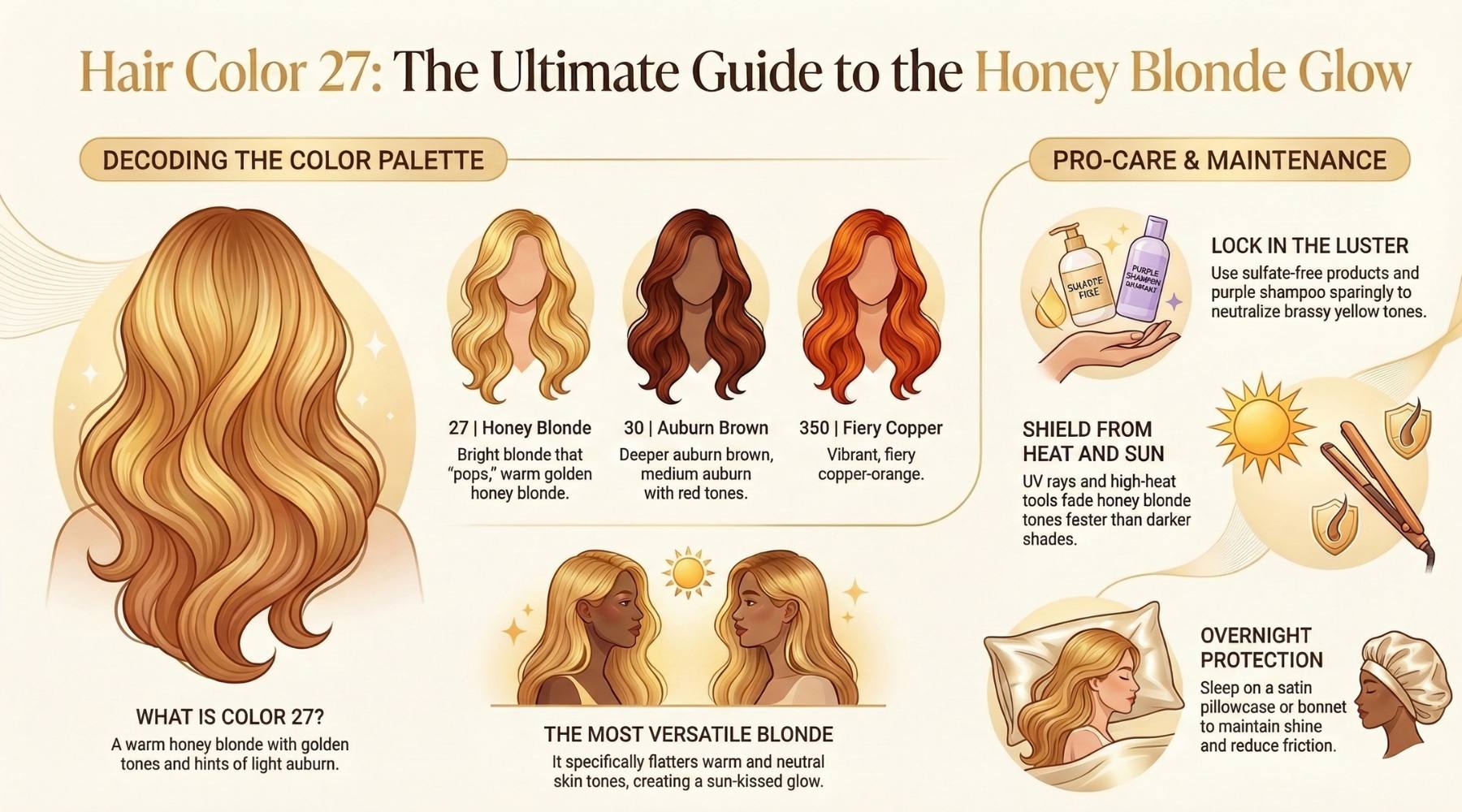 Hair Color 27: The Complete Honey Blonde Guide for 2026 – Private Label