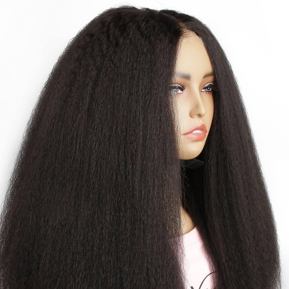 Kinky Straight Wig | Natural Textured Wigs