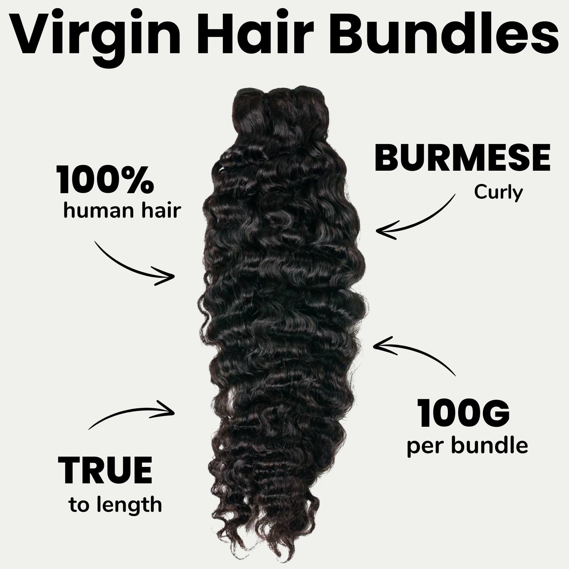 Human Hair Bundles | 100% Virgin & Raw Hair — Private Label Extensions