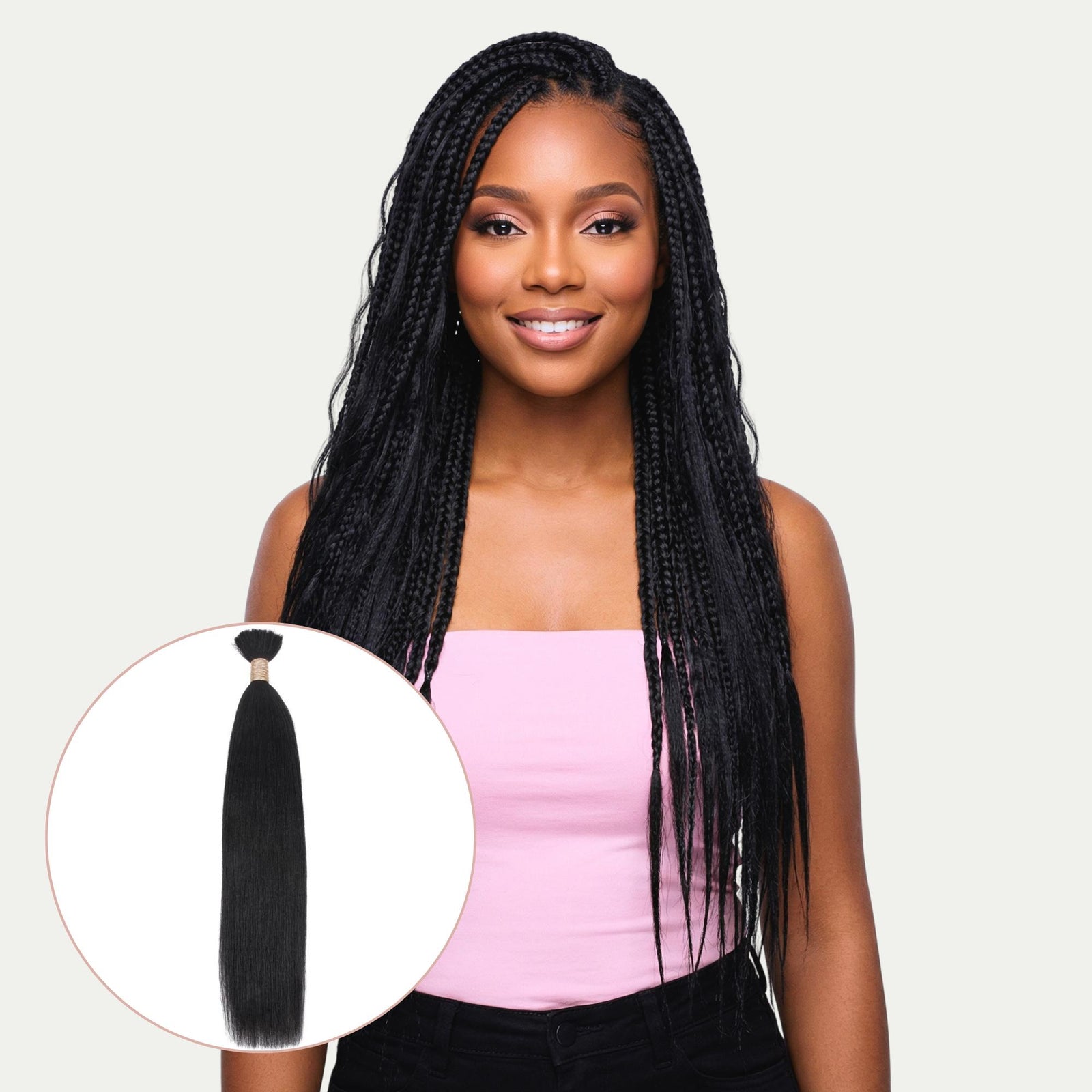 Yaki Straight Bundles | Natural Textured Human Hair Weave – Private Label