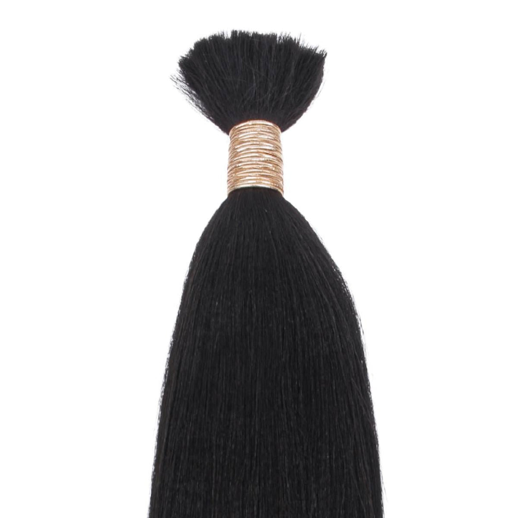 Yaki Straight Bundles | Natural Textured Human Hair Weave