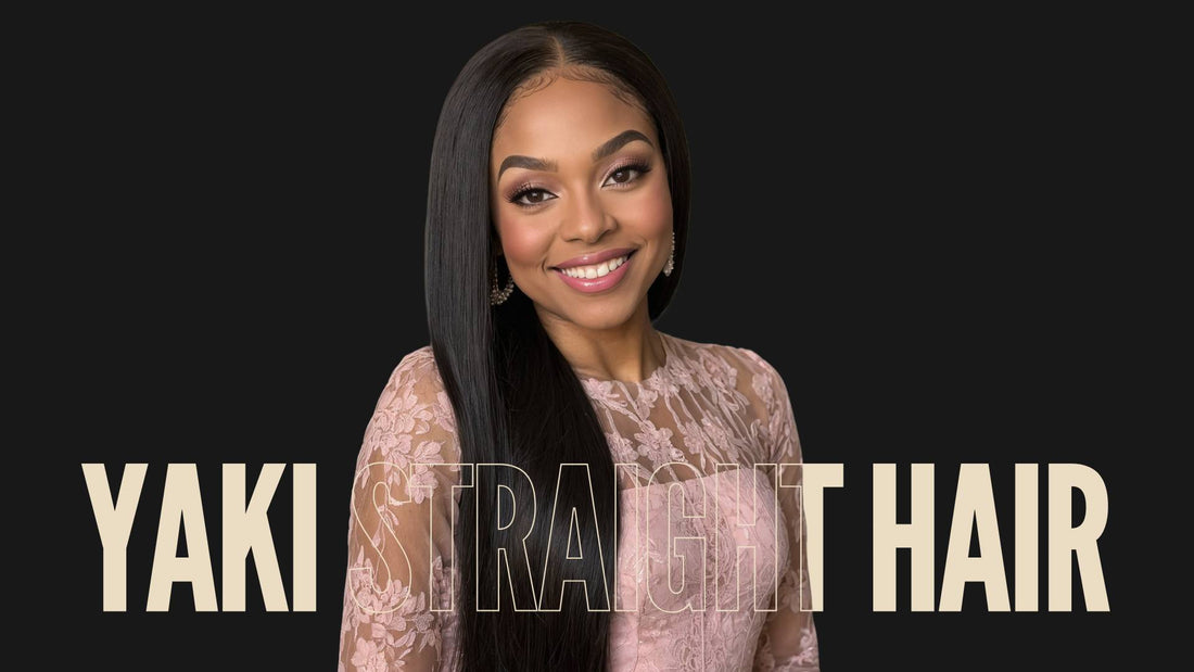Shop Yaki Straight Hair | 100% Human Hair Textured Extensions